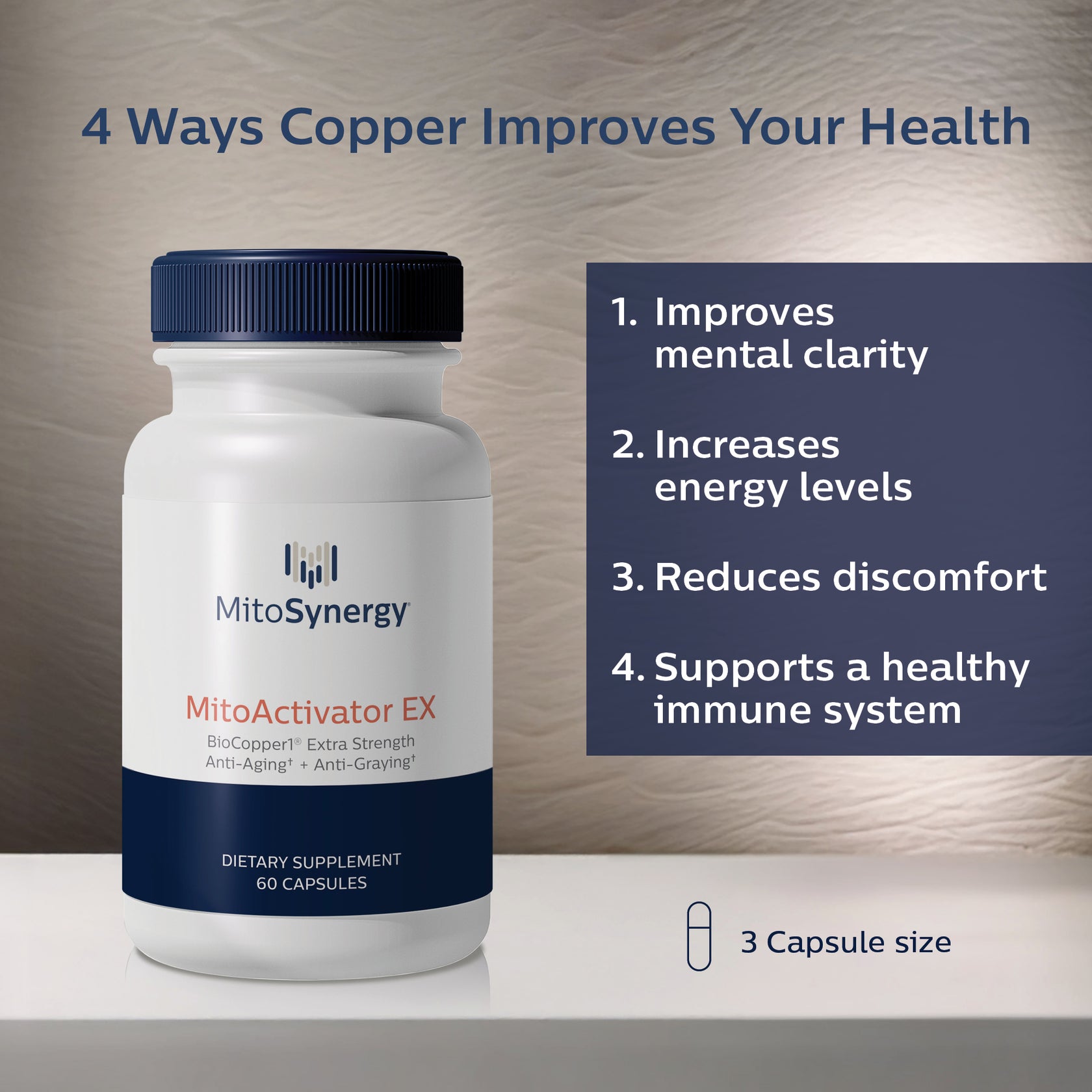 Copper Supplements, Copper Niacin, Copper 1 Supplement I MitoSynergy